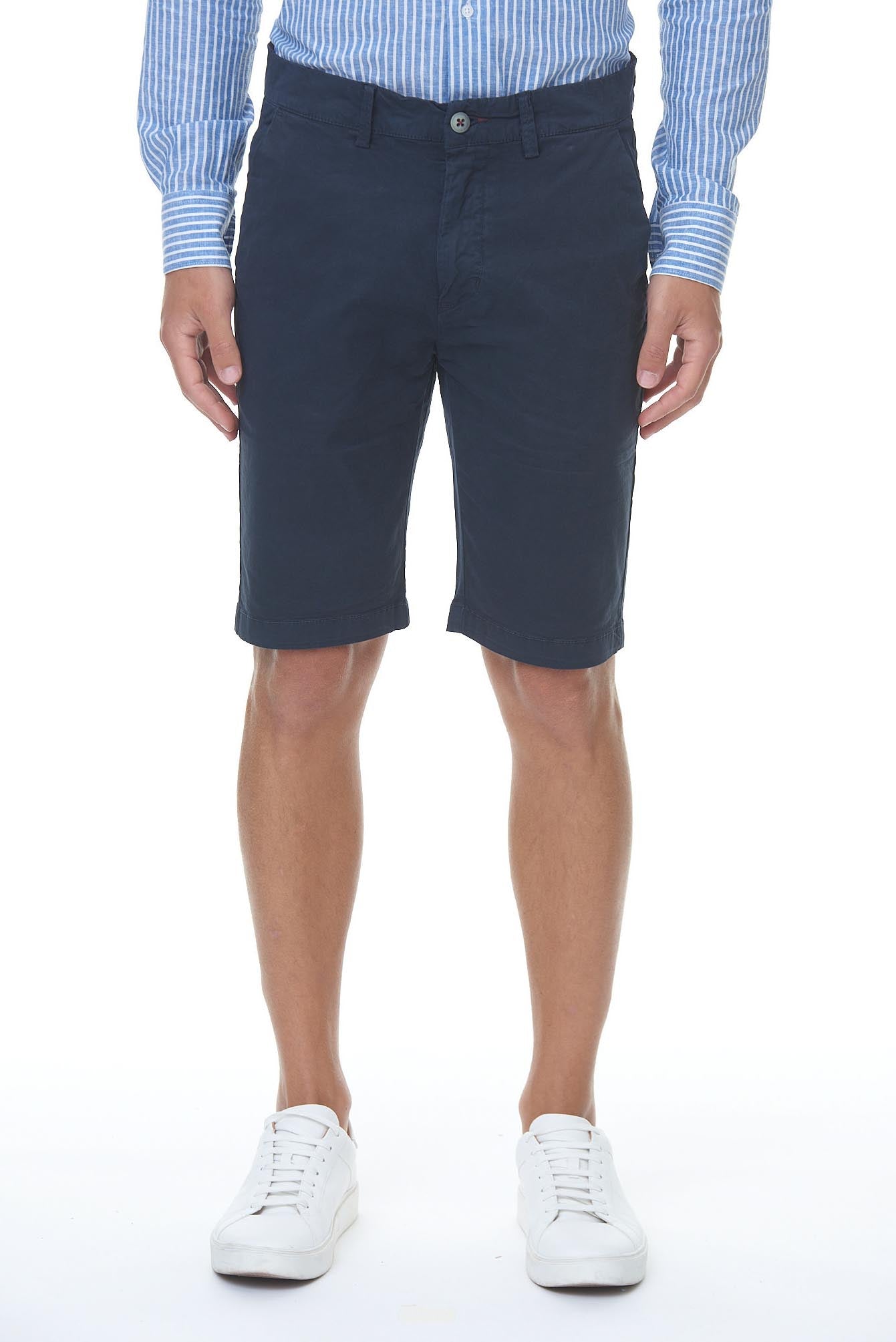 Bermuda Man Lino Blue – Max Martini Milano